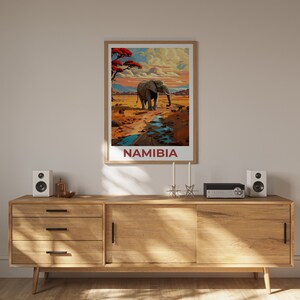 Namibia Poster, Namibia Print, Africa Poster, Safari Print, Namibia ...