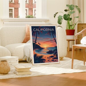 California Poster, California Print, Coast Poster, Coast Print ...