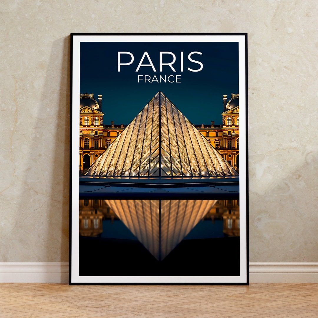 Paris Travel Poster, France Wall Art, France Print, Paris Poster ...
