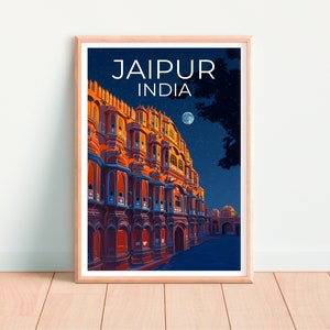 Jaipur Travel Poster, Jaipur Wall Art, India Print, India Poster ...