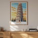 Leaning Tower of Pisa Poster, Italy Wall Art, Leaning Tower of Pisa ...