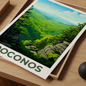 Poconos Poster, Poconos Print, Pennsylvania Poster, Pennsylvania Print ...