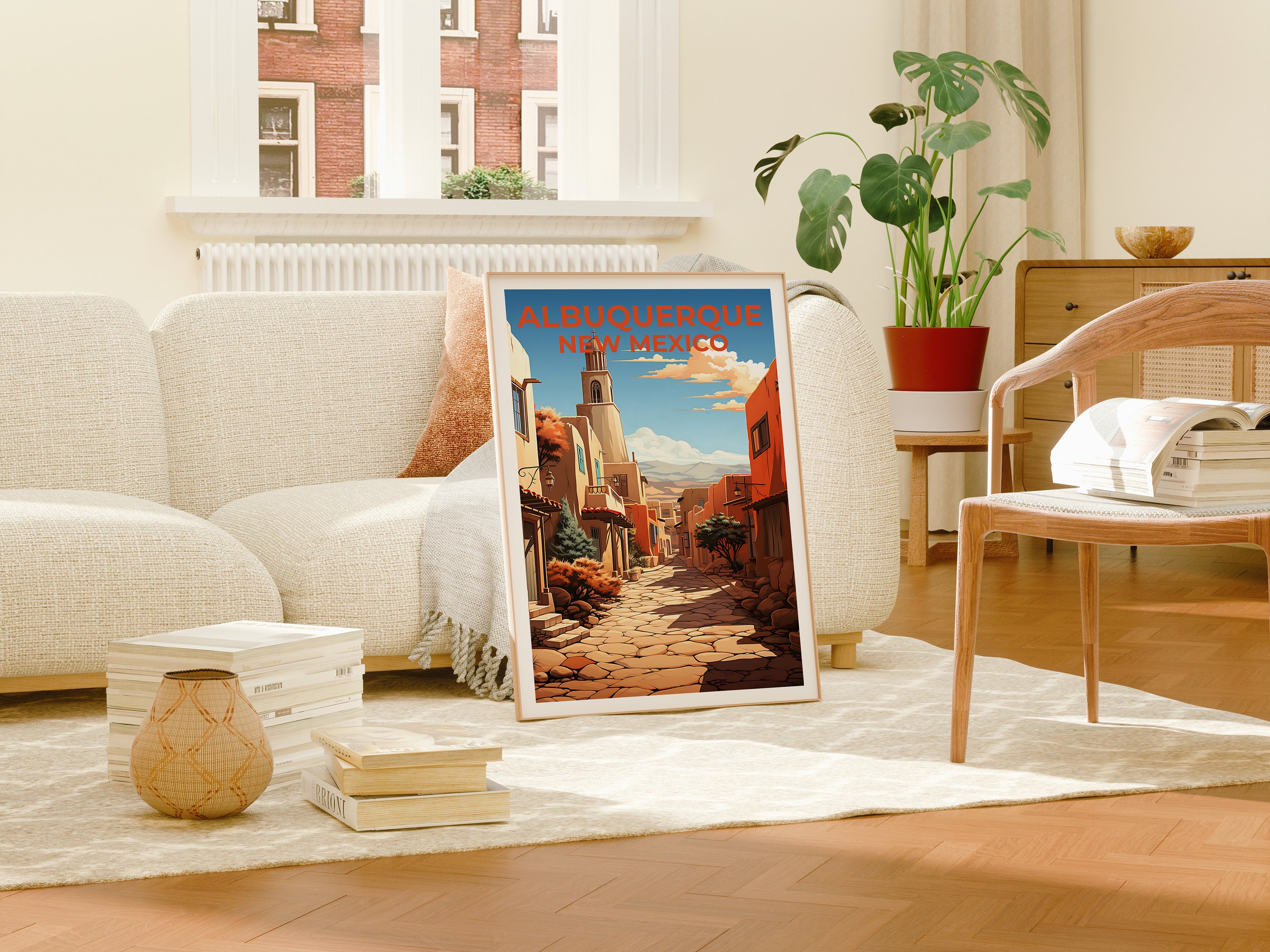 Albuquerque Travel Poster, New Mexico Wall Art, New Mexico Print ...