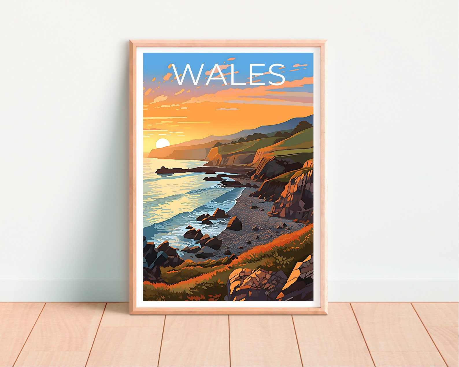 Wales Travel Poster, UK Wall Art, UK Print, Wales Poster, UK Poster ...