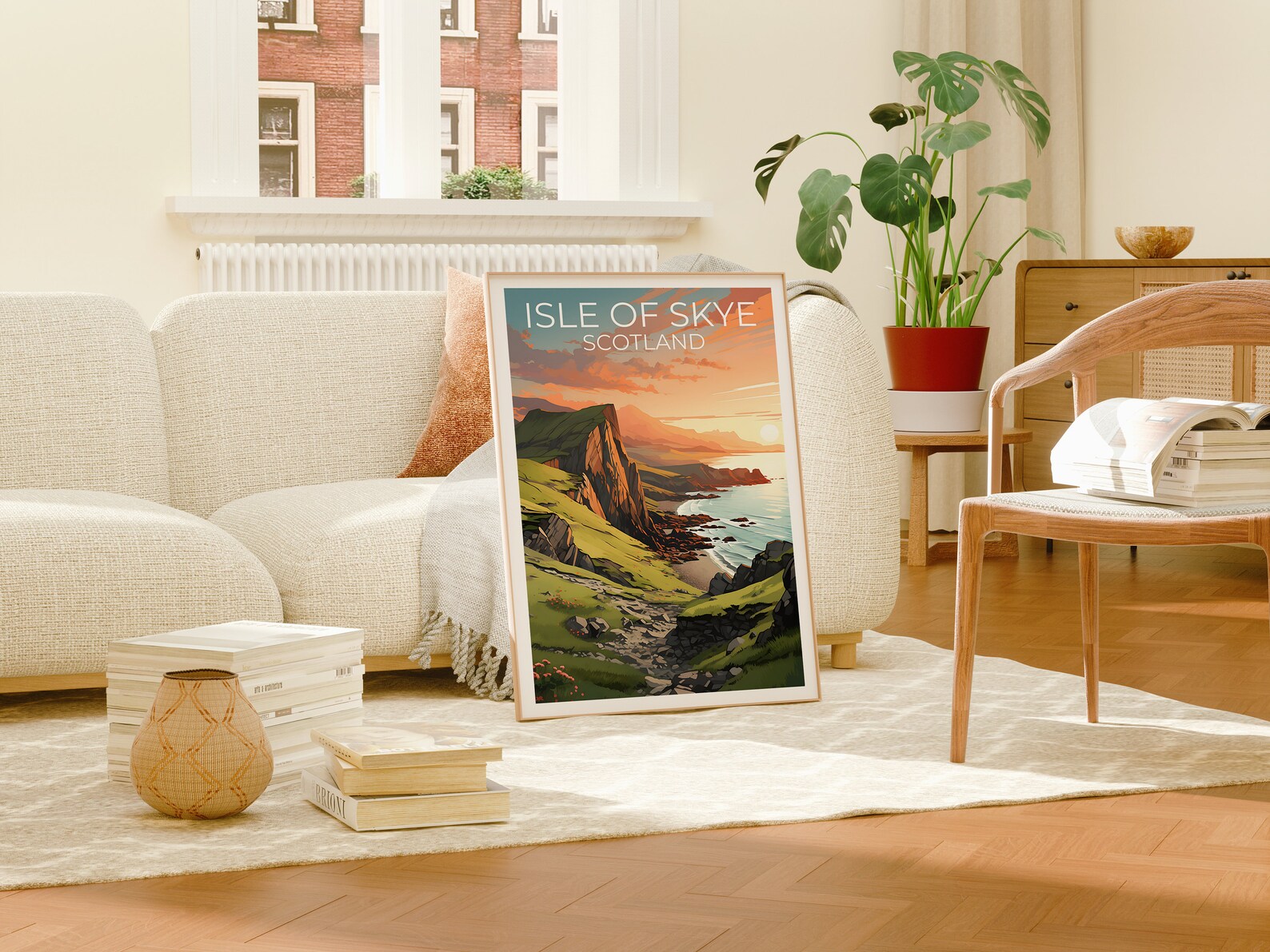 Isle of Skye Travel Poster, Scotland Wall Art, Scotland Print, Isle of ...