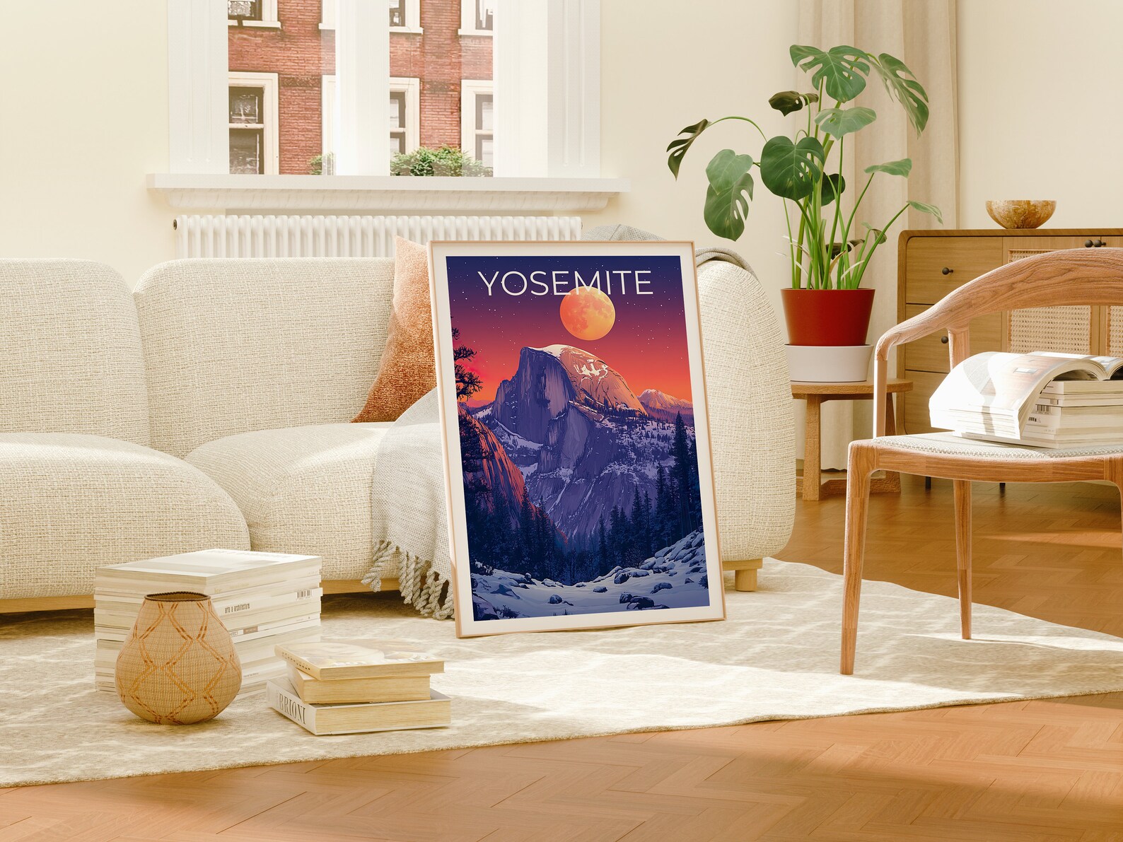Yosemite National Park Poster, Yosemite Print, Half Dome Poster, Half ...