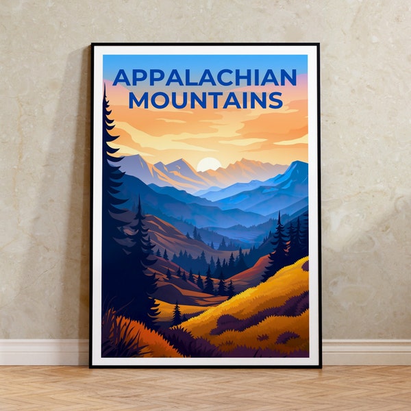 Appalachian Mountains Wall Art - Etsy UK