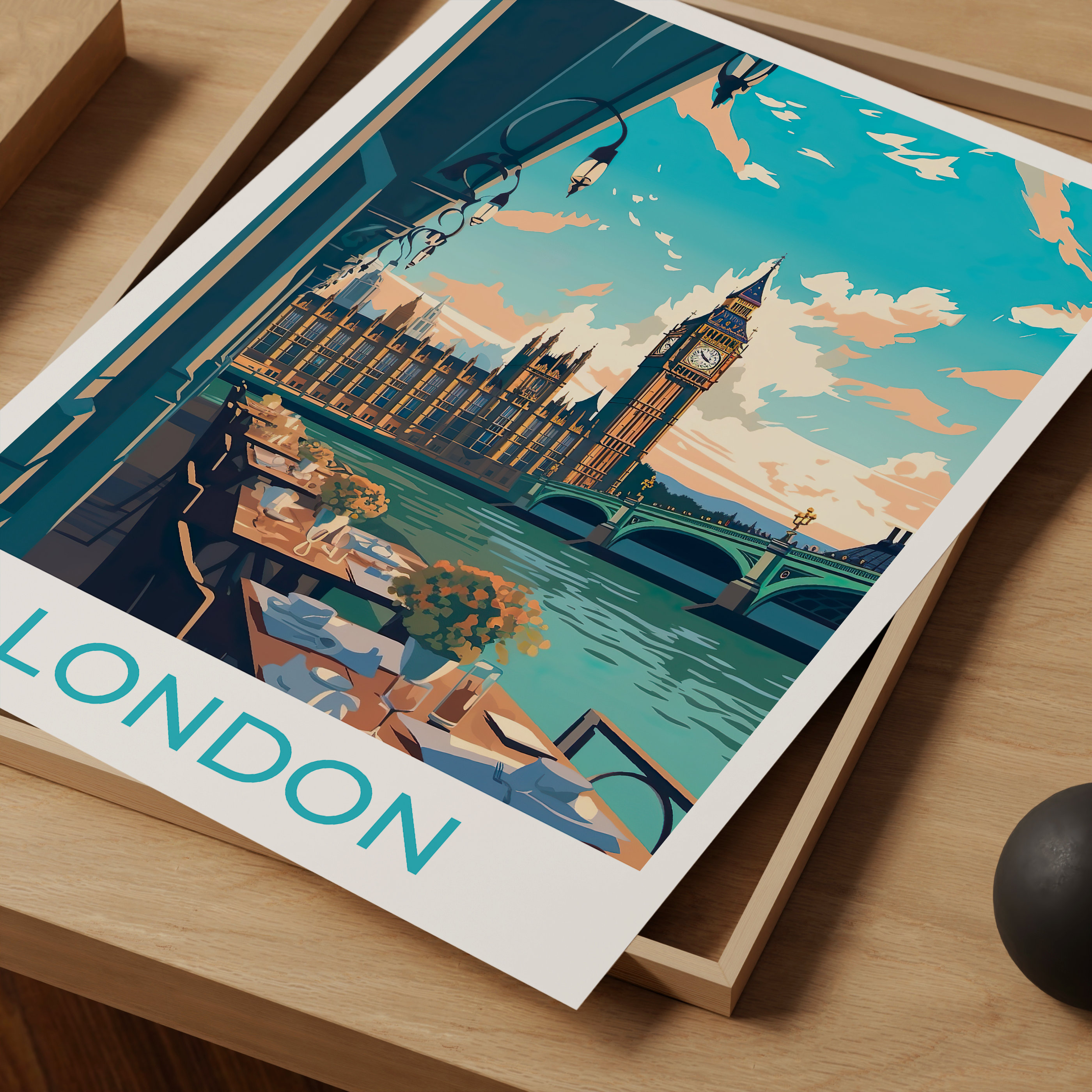 London Travel Poster, London Wall Art, London Print, Big Ben Poster ...