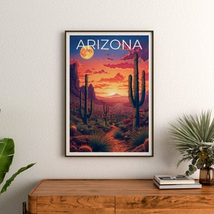 Arizona Poster, Arizona Print, Desert Poster, Desert Print, Arizona ...
