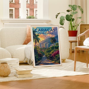 Caracas Poster, Caracas Print, Venezuela Poster, Venezuela Print ...