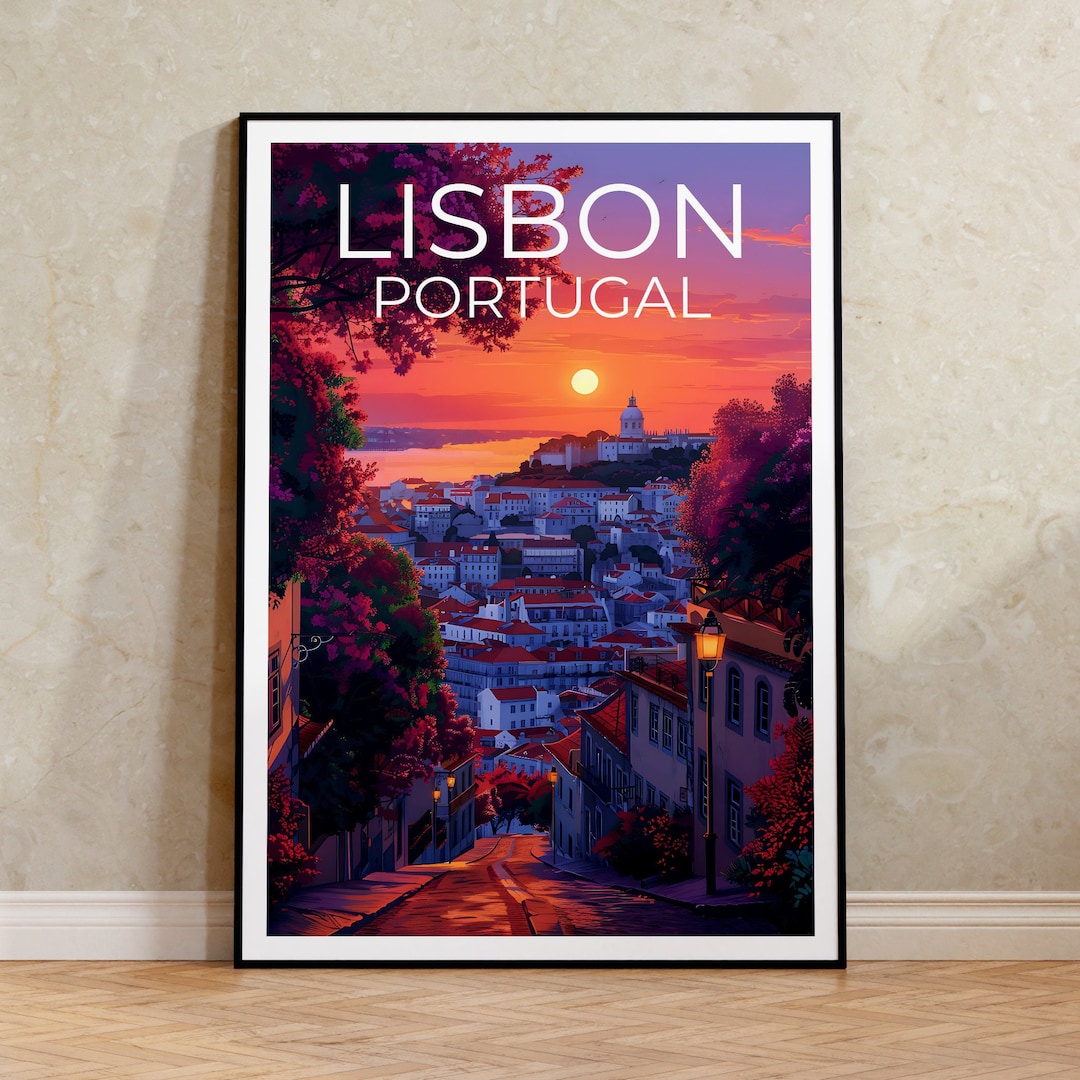 Lisbon Poster, Lisbon Print, Portugal Poster, Portugal Print, Lisbon ...