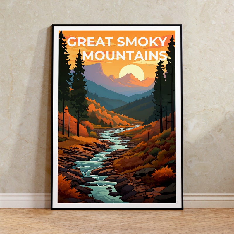 Mountains Poster - Etsy