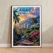 Santiago Travel Poster, Chile Wall Art, Chile Print, Santiago Poster ...