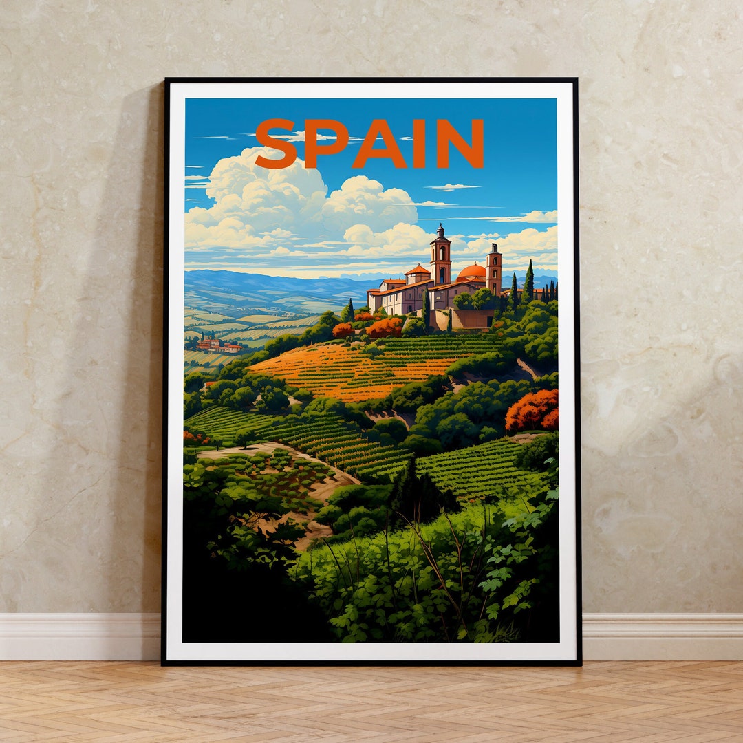 Spain Travel Poster, Spain Poster, Andalusia Print, Andalusia Poster ...