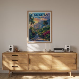 Caracas Poster, Caracas Print, Venezuela Poster, Venezuela Print ...