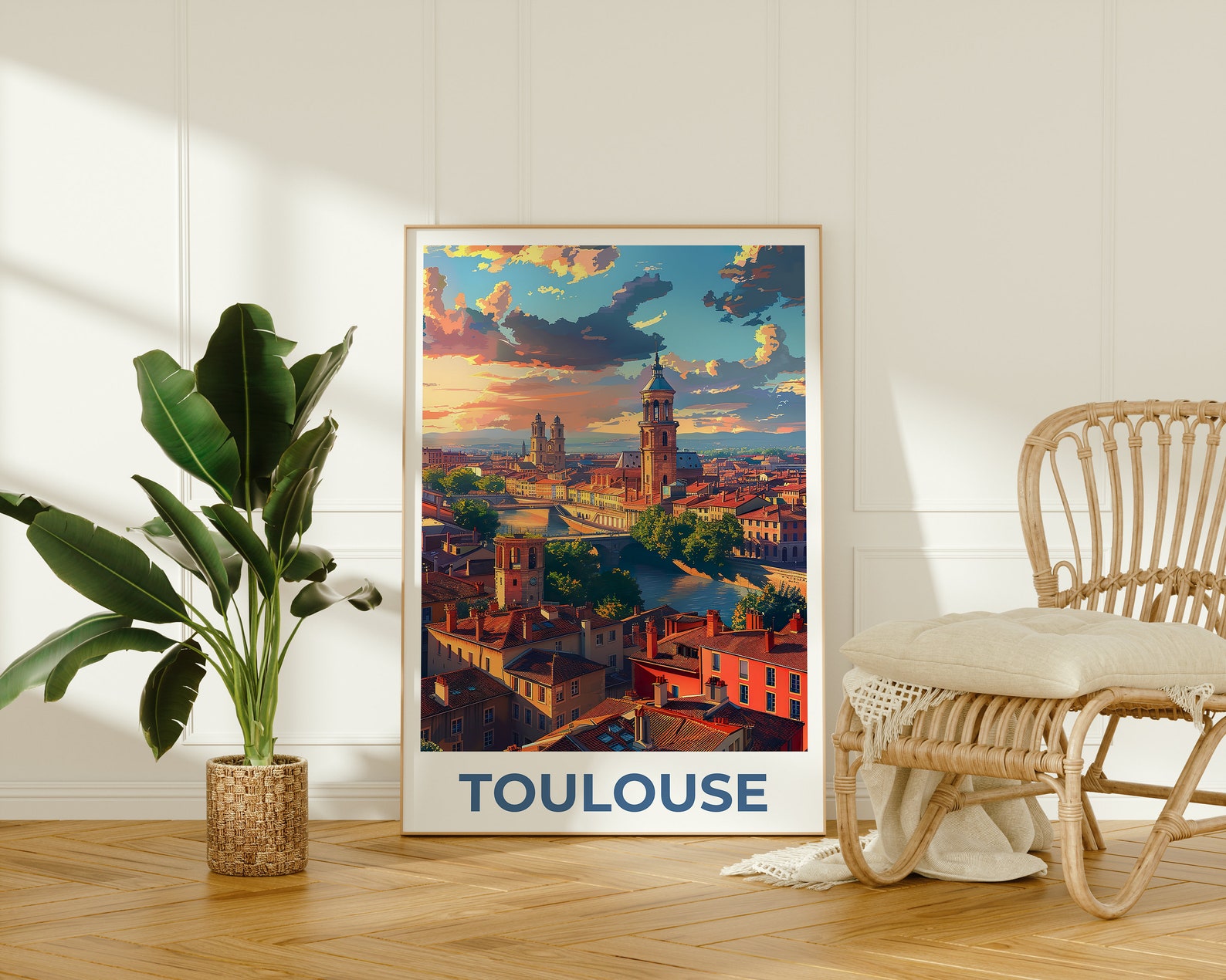 Toulouse Poster, Toulouse Print, France Poster, France Print, Toulouse ...