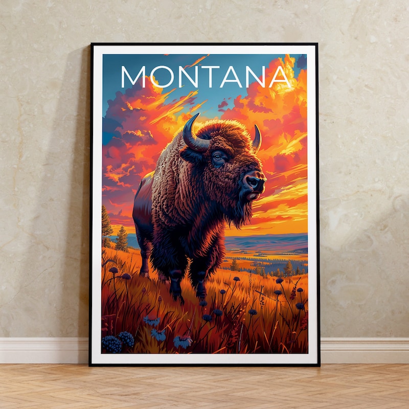 Buffalo Poster - Etsy