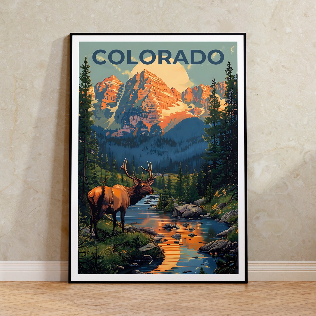 Colorado Poster, Colorado Print, Rockies Poster, Rockies Print ...