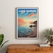 Lake Huron Travel Poster, Great Lakes Art, Great Lakes Print, Lake ...