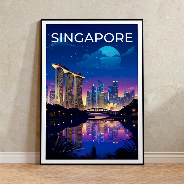 Singapore Poster - Etsy