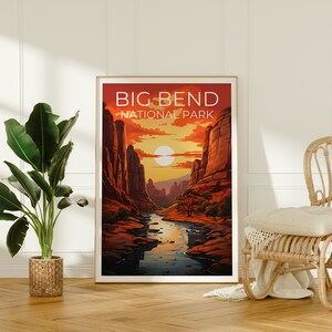 Big Bend National Park Poster, Texas Print, Texas Art, Big Bend Print ...