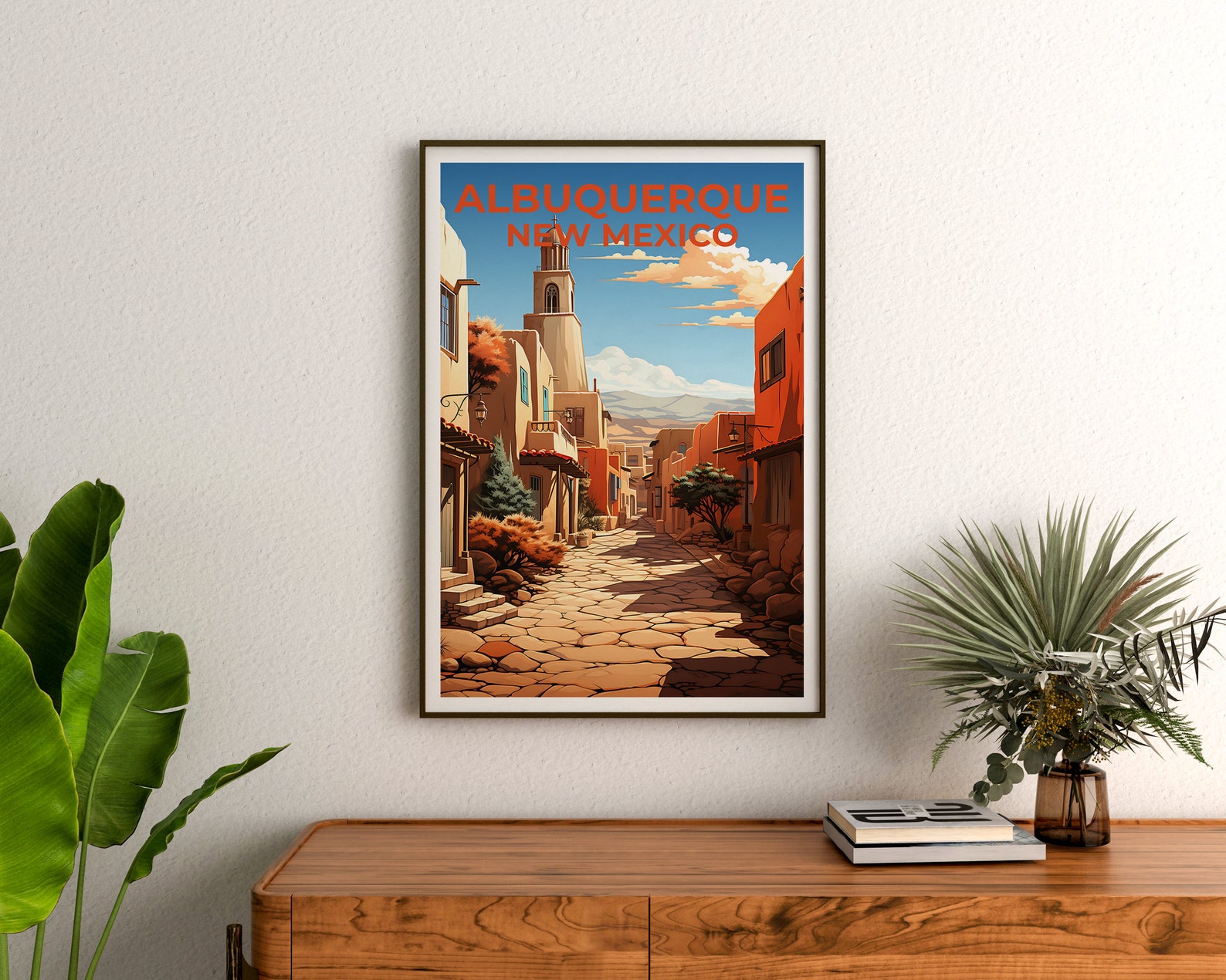 Albuquerque Travel Poster, New Mexico Wall Art, New Mexico Print ...