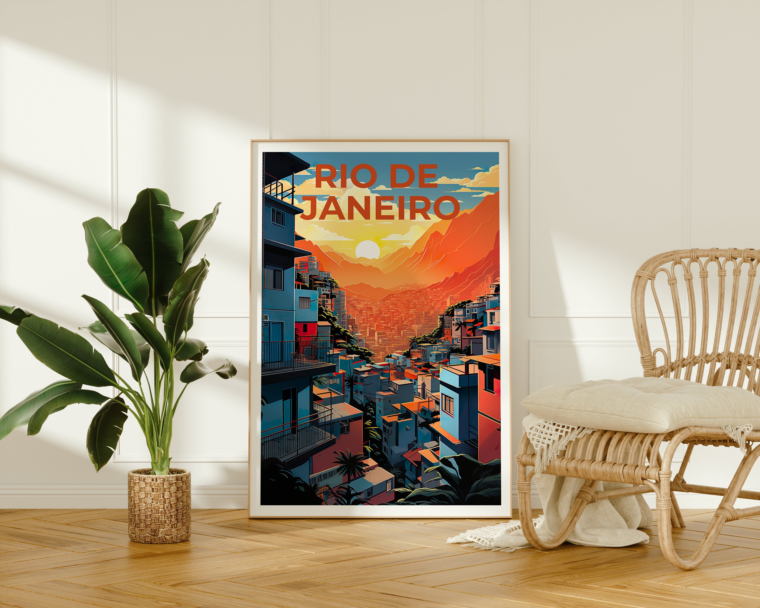 Rio De Janeiro Travel Poster, Brazil Wall Art, Brazil Print, Rio De ...