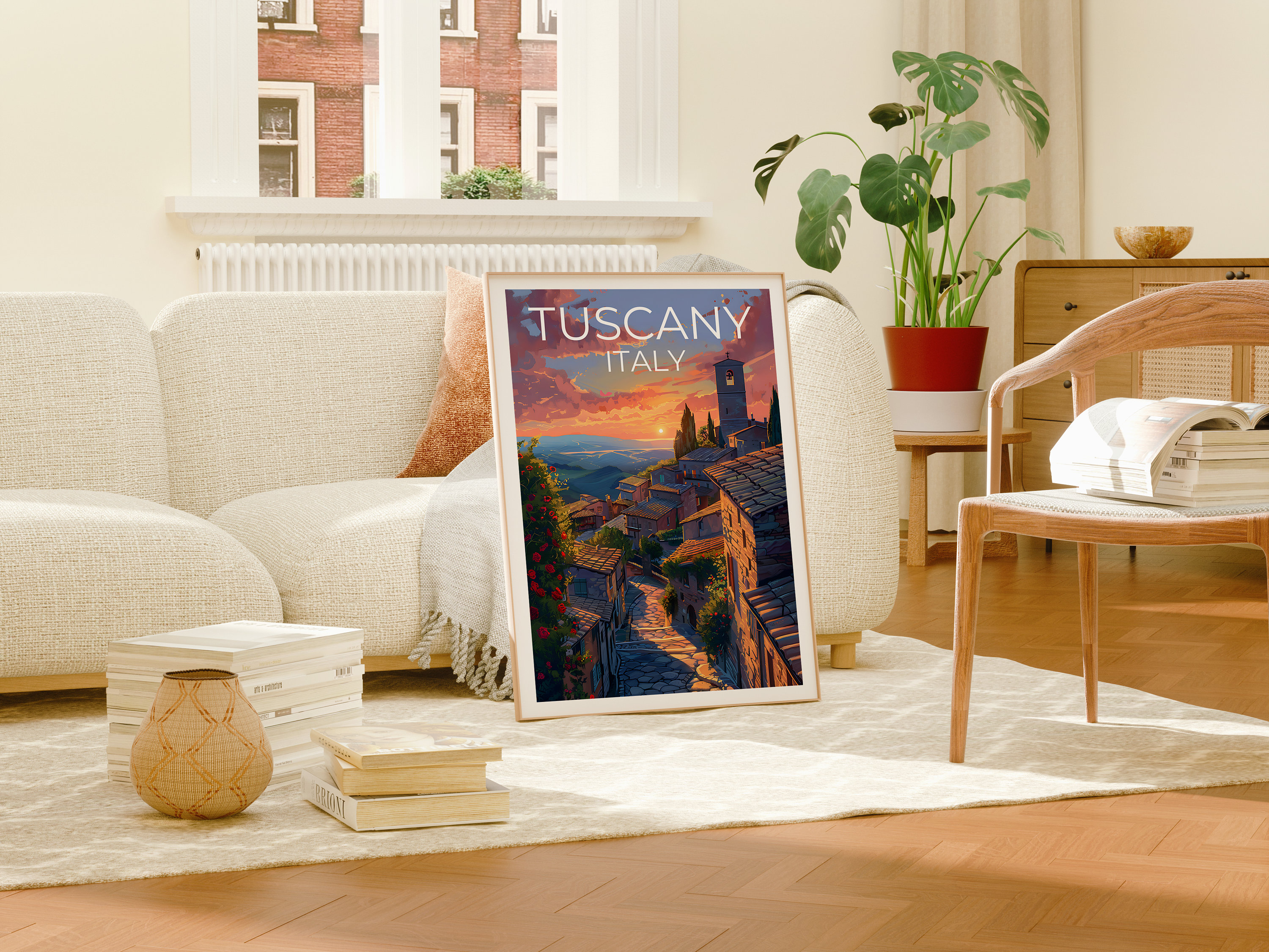 Tuscany Travel Poster, Italy Wall Art, Italy Print, Tuscany Poster ...