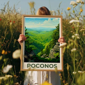 Poconos Poster, Poconos Print, Pennsylvania Poster, Pennsylvania Print ...