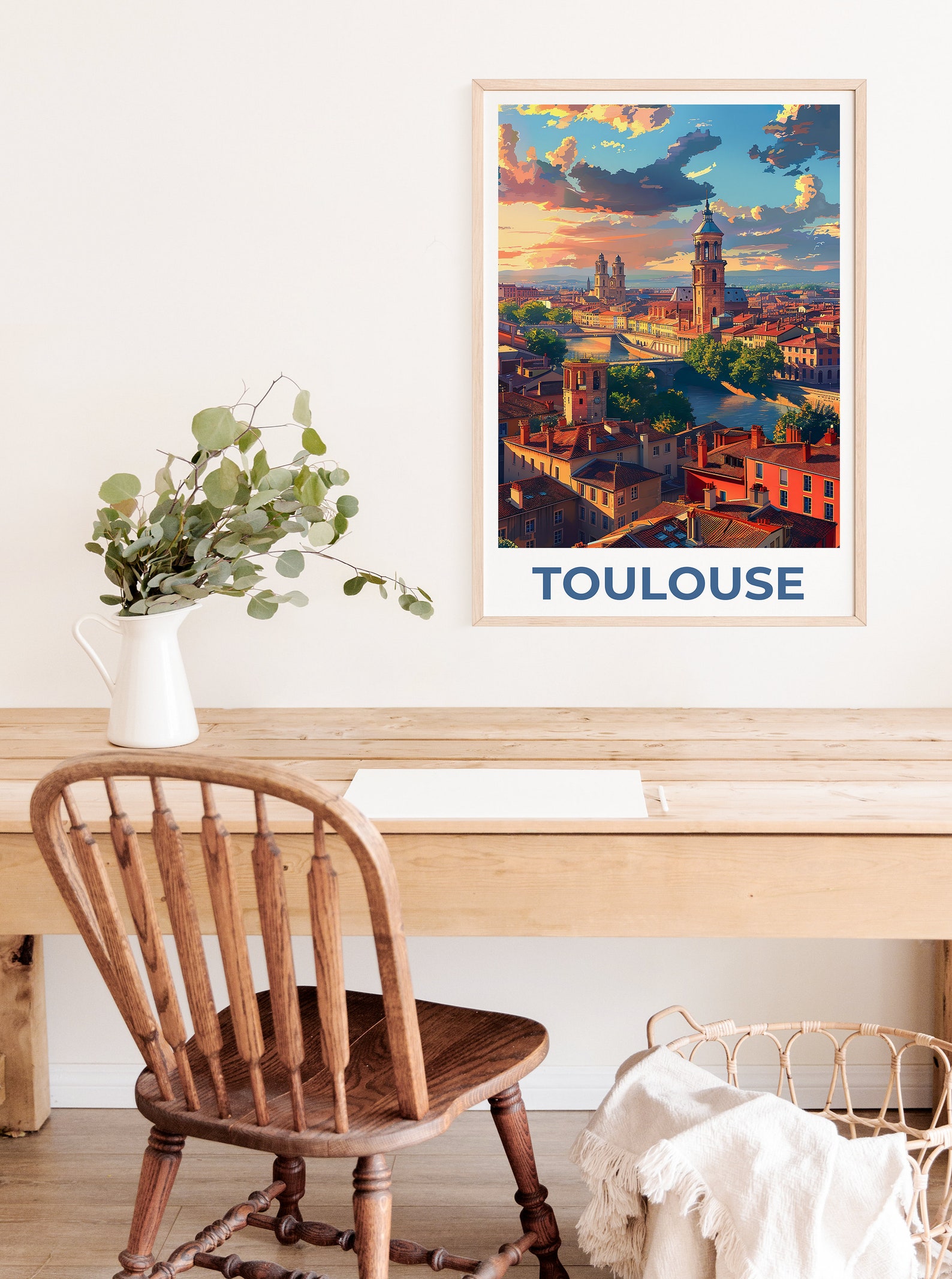 Toulouse Poster, Toulouse Print, France Poster, France Print, Toulouse ...
