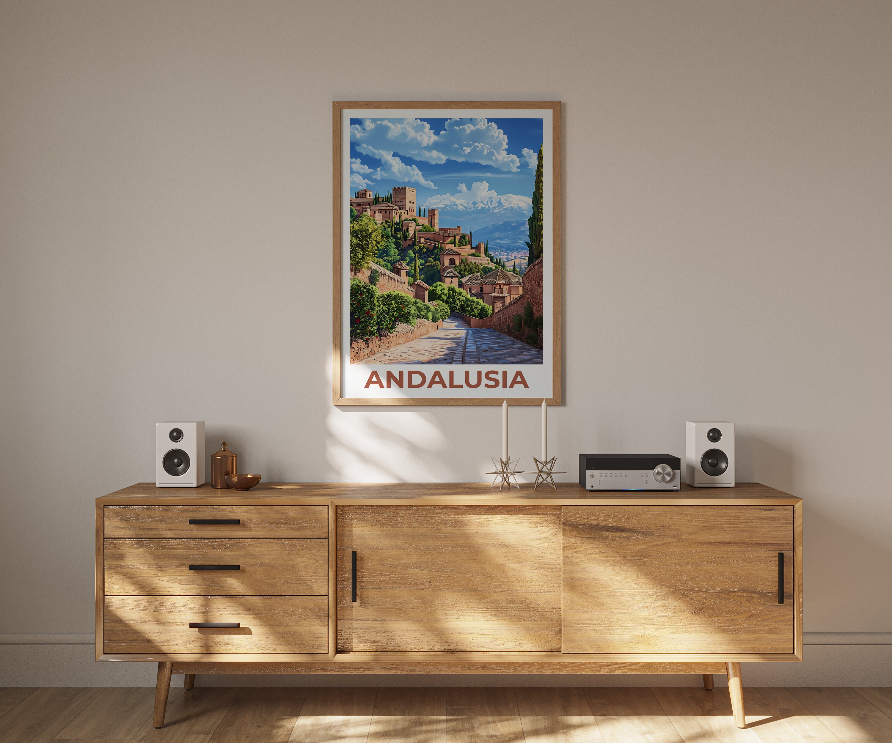 Andalusia Travel Poster, Spain Wall Art, Spain Print, Andalusia Poster ...