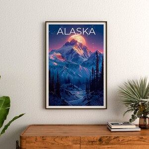 Alaska Poster, Alaska Print, Denali Poster, Denali National Park Print ...