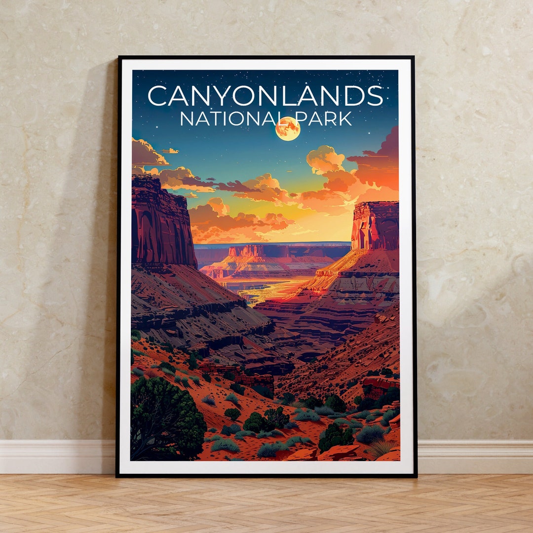 Canyonlands National Park Poster, Canyonlands Print, Utah Poster, Utah ...
