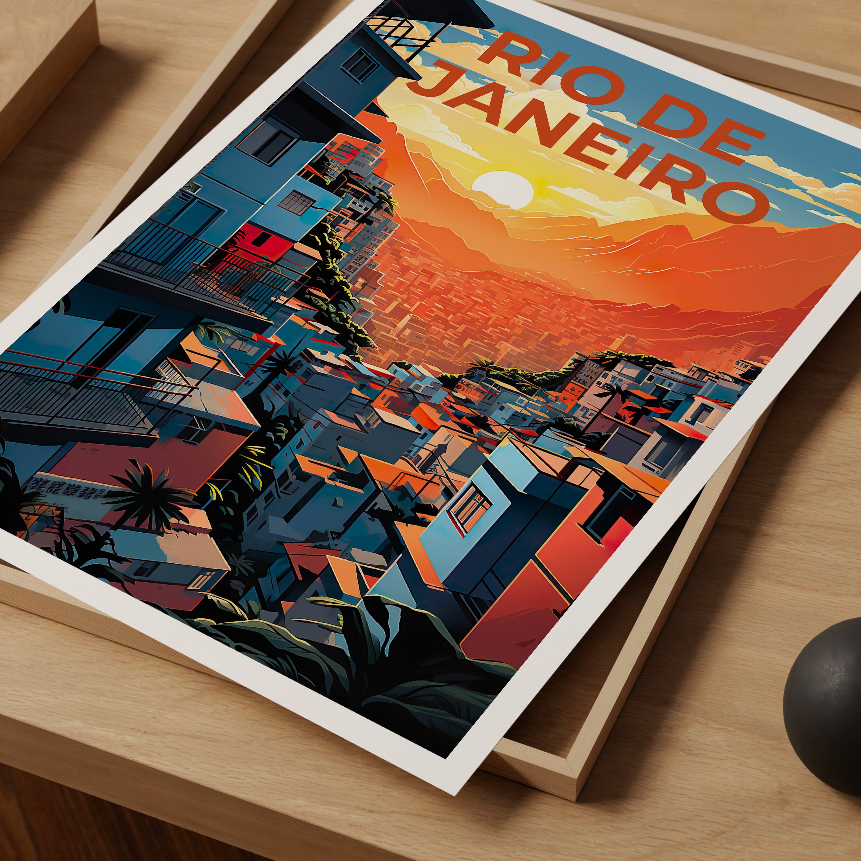 Rio De Janeiro Travel Poster, Brazil Wall Art, Brazil Print, Rio De ...