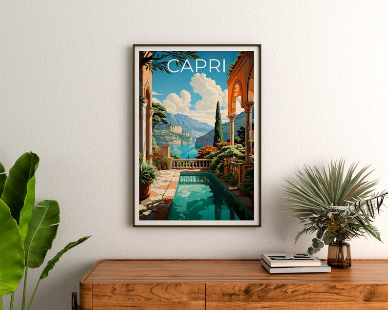 Capri Poster, Capri Print, Italy Poster, Italy Print, Capri Travel ...