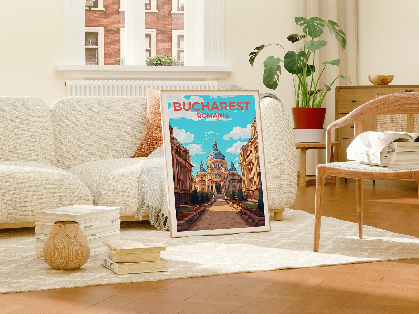 Bucharest Travel Poster, Romania Wall Art, Romania Print, Bucharest ...