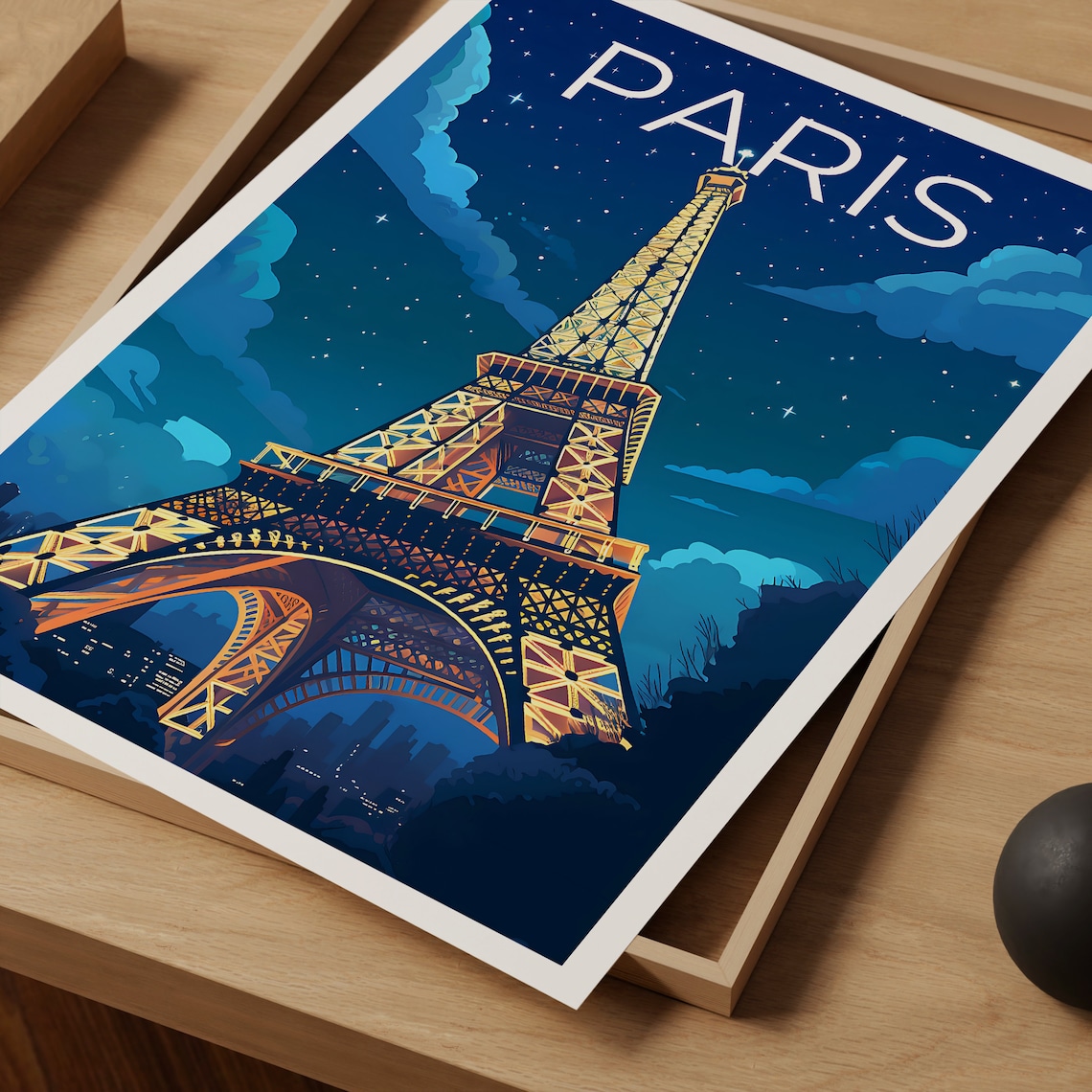 Paris Travel Poster, France Art, France Print, Paris Poster, Eiffel ...