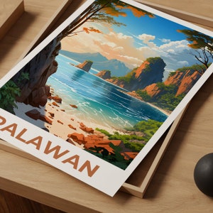 Palawan Poster, Palawan Print, Philippines Poster, Philippines Print ...