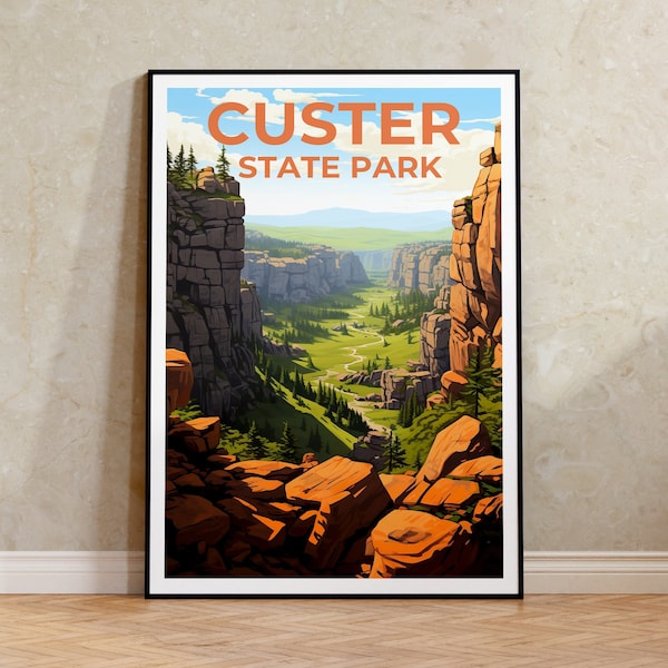 Custer State Park Poster - Etsy