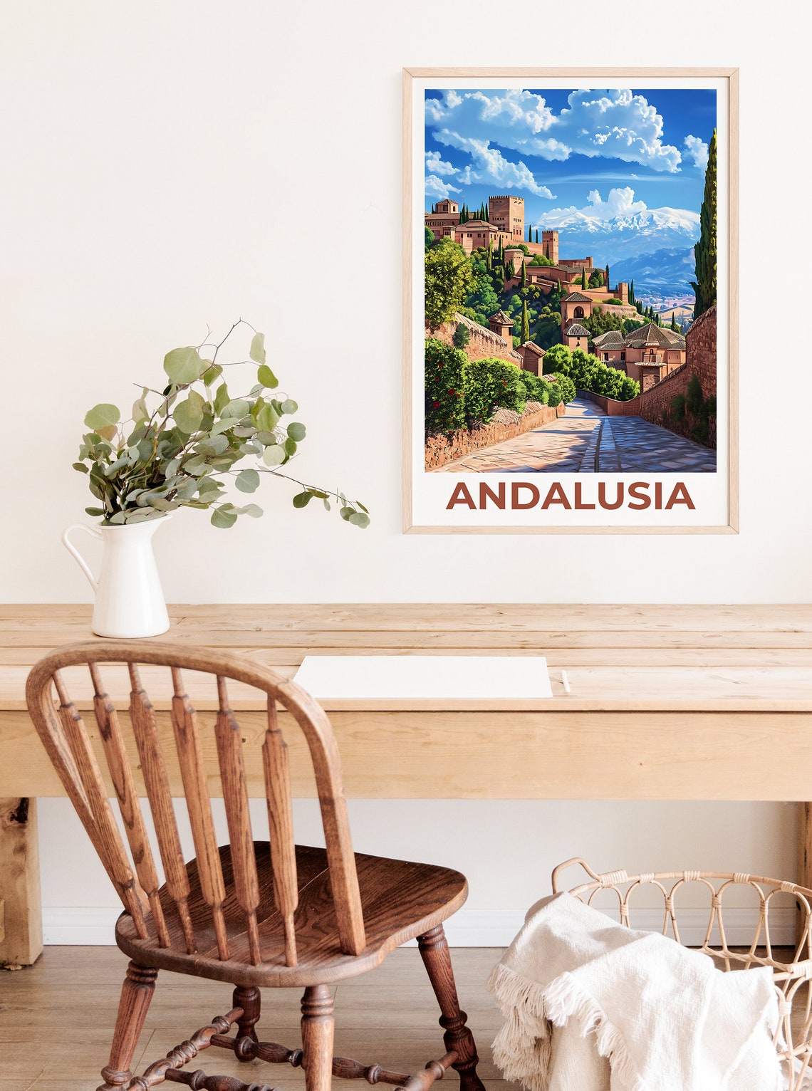 Andalusia Travel Poster, Spain Wall Art, Spain Print, Andalusia Poster ...