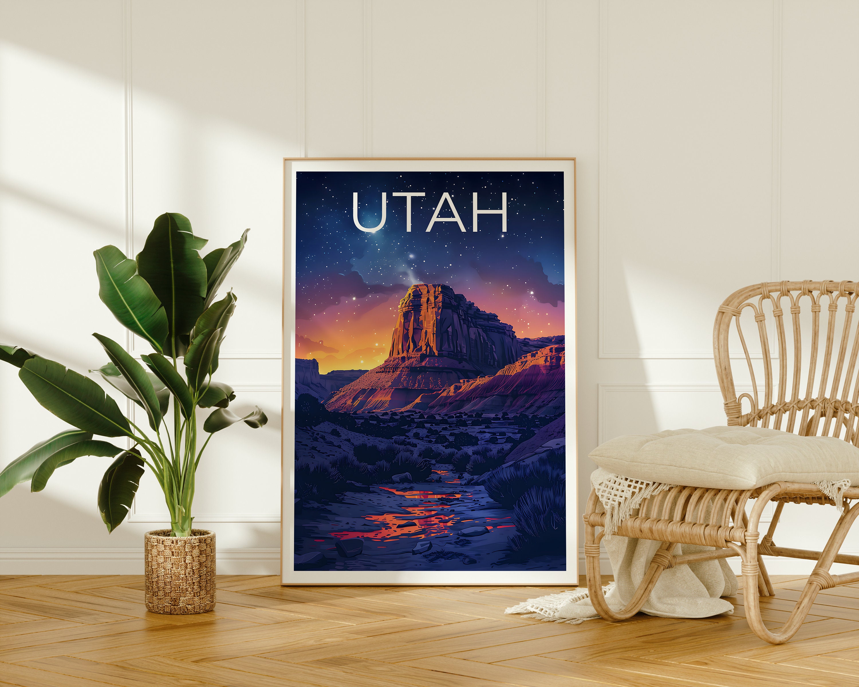 Utah Poster, Utah Print, US Poster, Utah Travel Print, Utah Travel ...