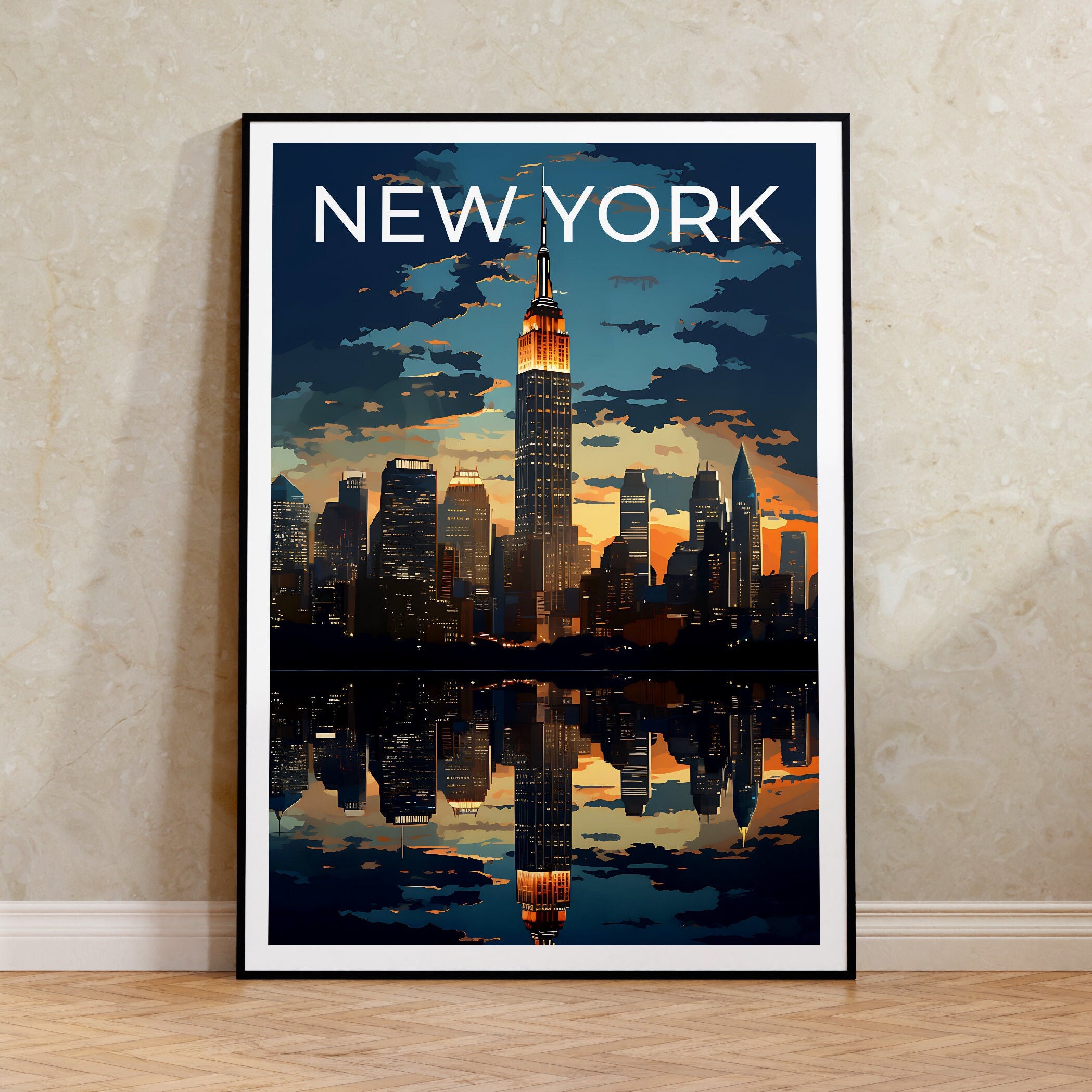 New York Travel Poster, NYC Wall Art, NYC Print, New York Poster ...