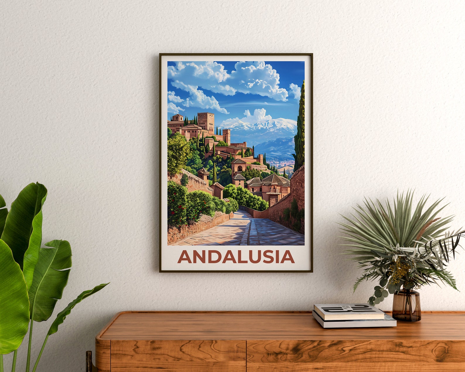 Andalusia Travel Poster, Spain Wall Art, Spain Print, Andalusia Poster ...