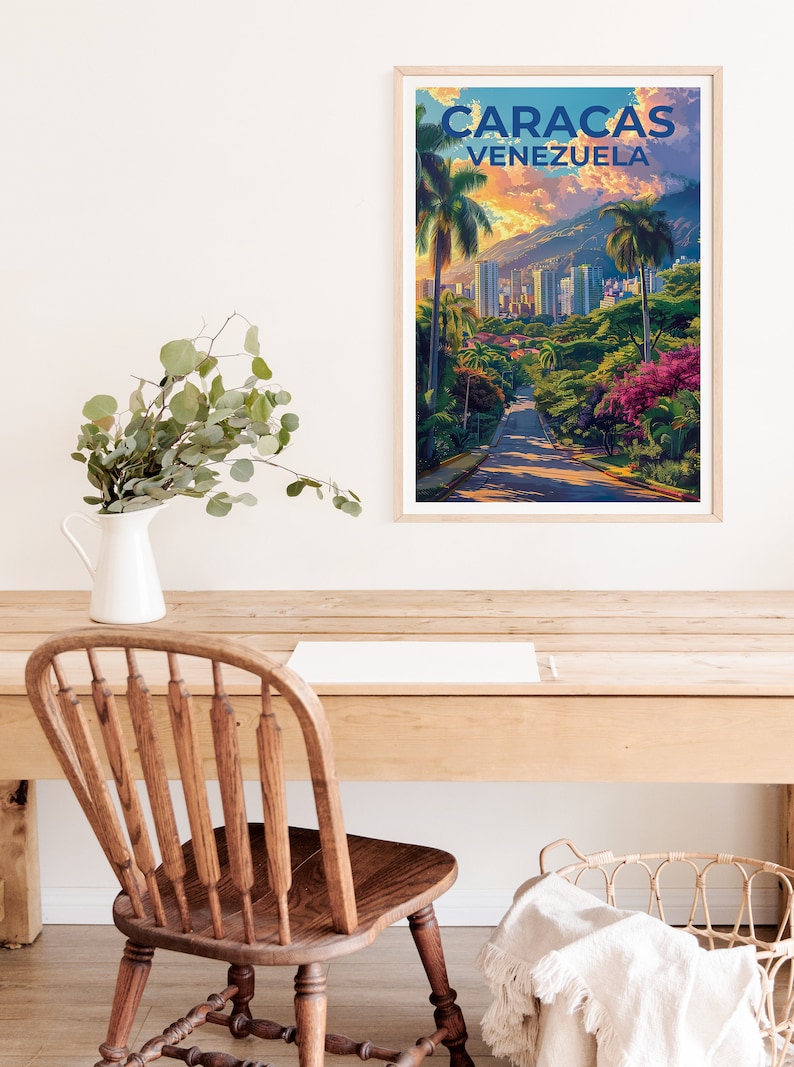 Caracas Poster, Caracas Print, Venezuela Poster, Venezuela Print ...