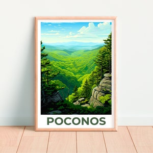 Poconos Poster, Poconos Print, Pennsylvania Poster, Pennsylvania Print ...