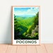Poconos Poster, Poconos Print, Pennsylvania Poster, Pennsylvania Print ...