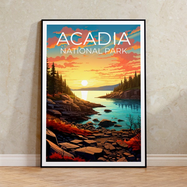 Acadia Print - Etsy