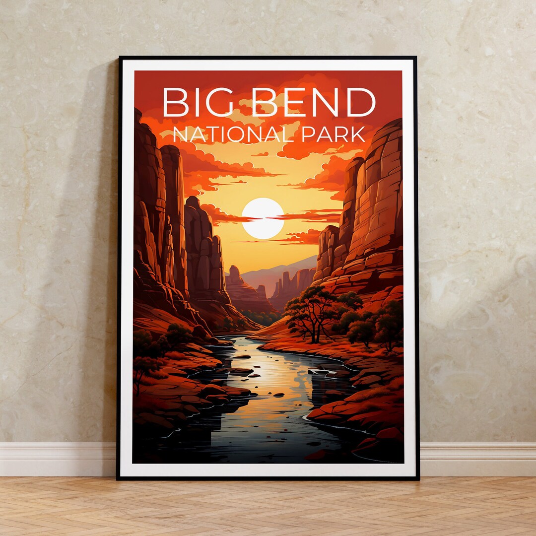 Big Bend National Park Poster, Texas Print, Texas Art, Big Bend Print ...