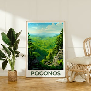 Poconos Poster, Poconos Print, Pennsylvania Poster, Pennsylvania Print ...
