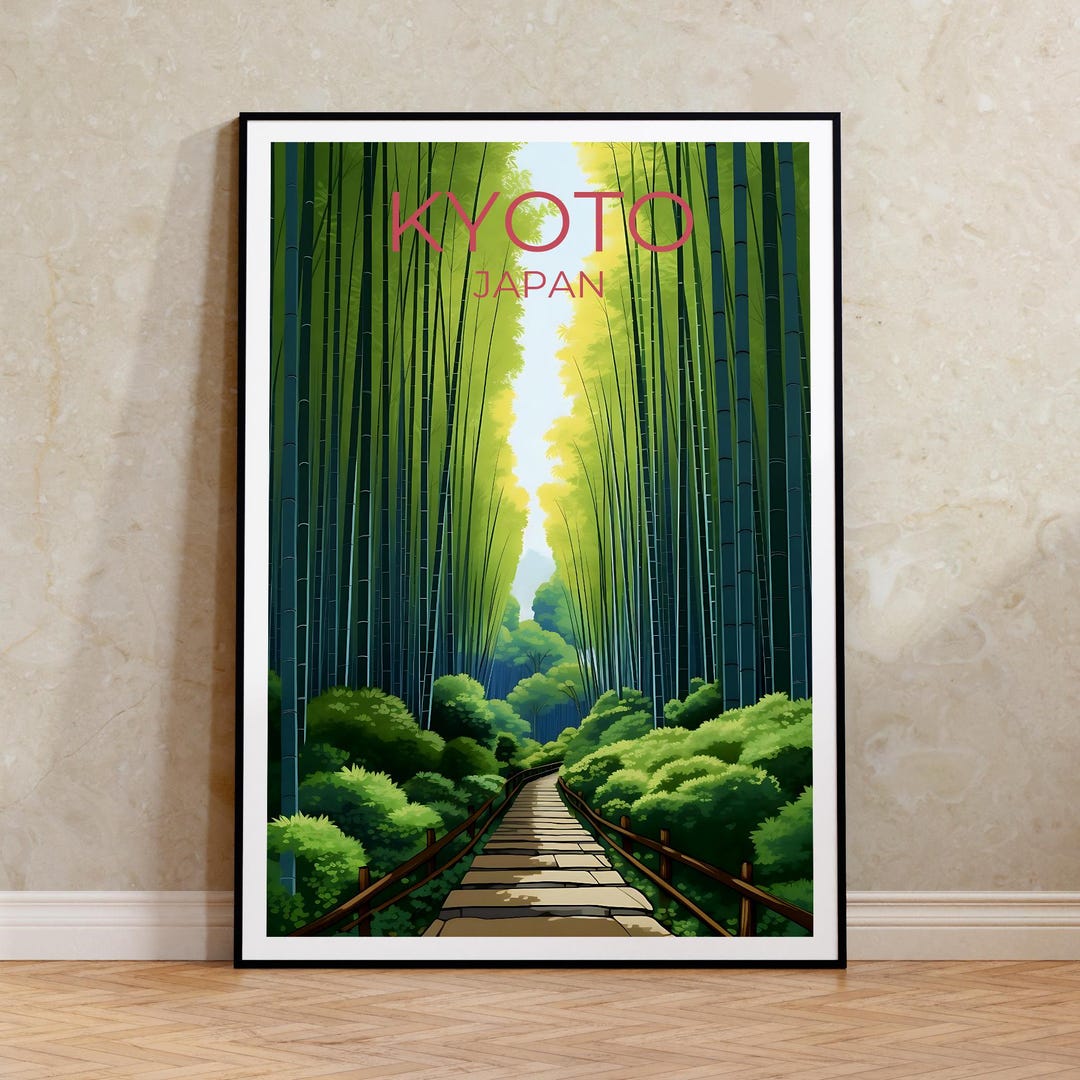 Kyoto Travel Poster, Japan Wall Art, Japan Print, Kyoto Poster ...